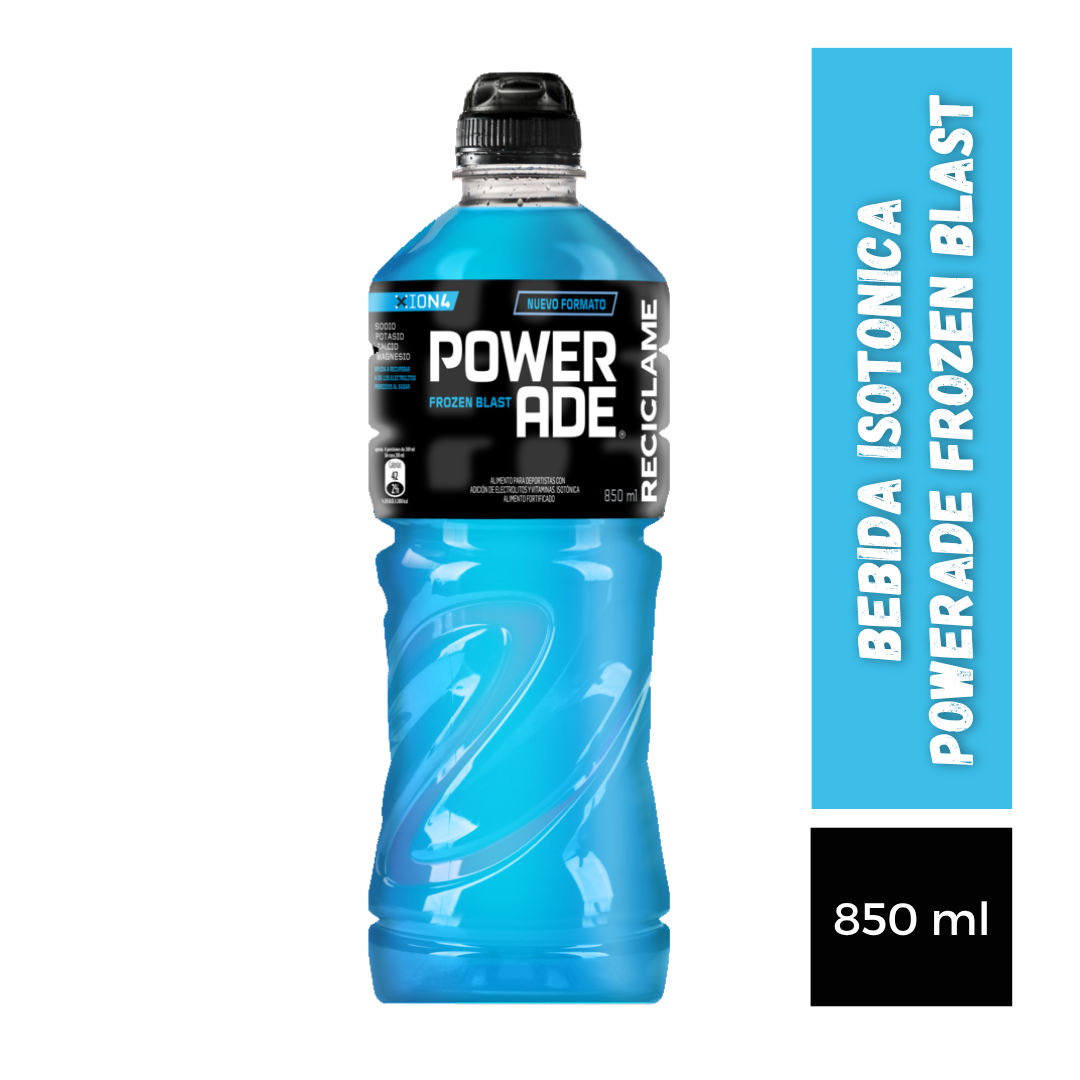 Bebida Isotonica Powerade Frozen Blast, 850ml – Prix