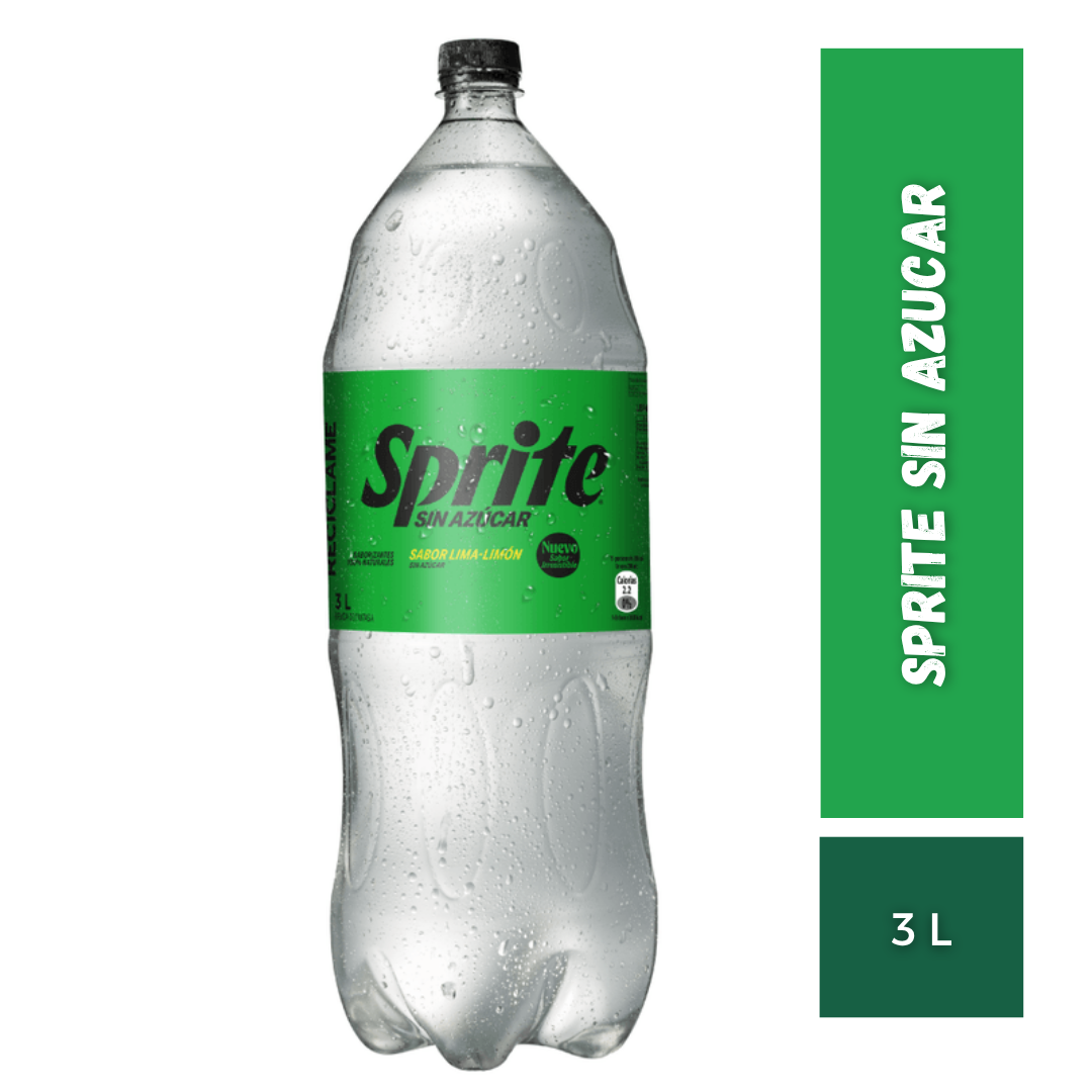 Sprite Sin Azucar, 3L – Prix